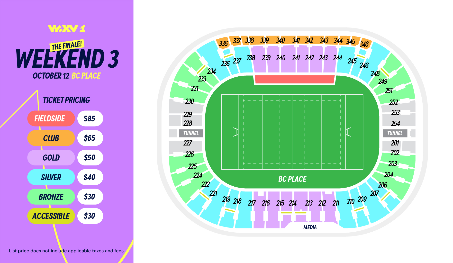Capilano Rugby Club: WXV1 Weekend 3 Tickets