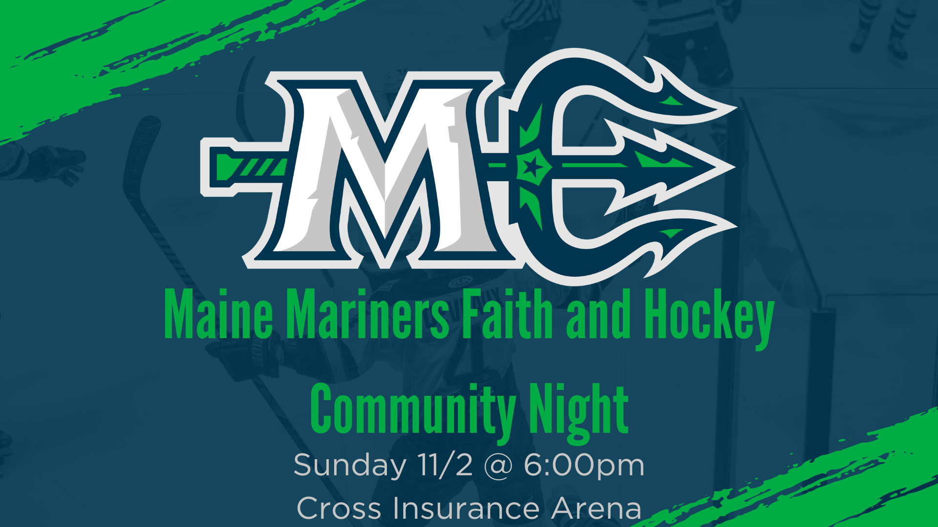 Portland Diocese x Mariners Faith and Hockey Community Night
