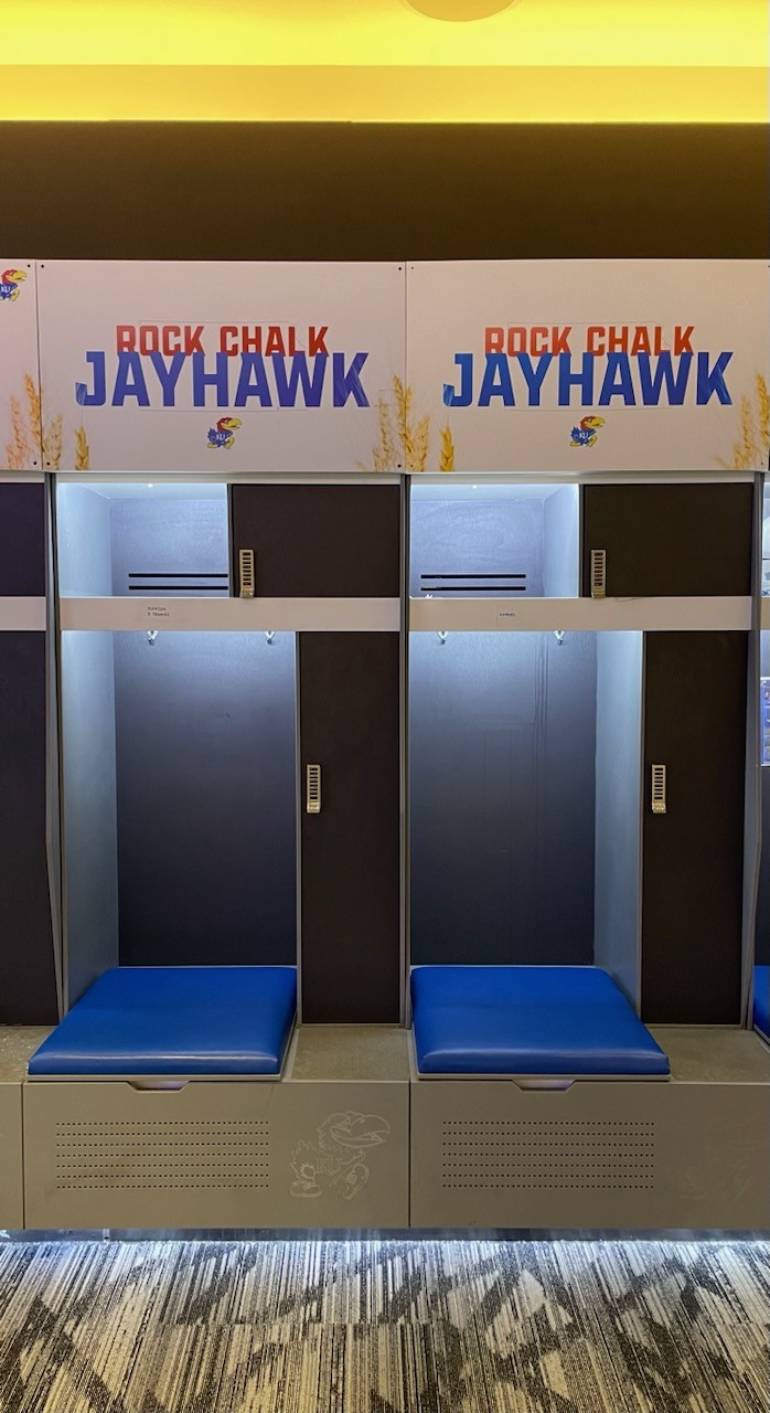 Official Kansas Football Lockers