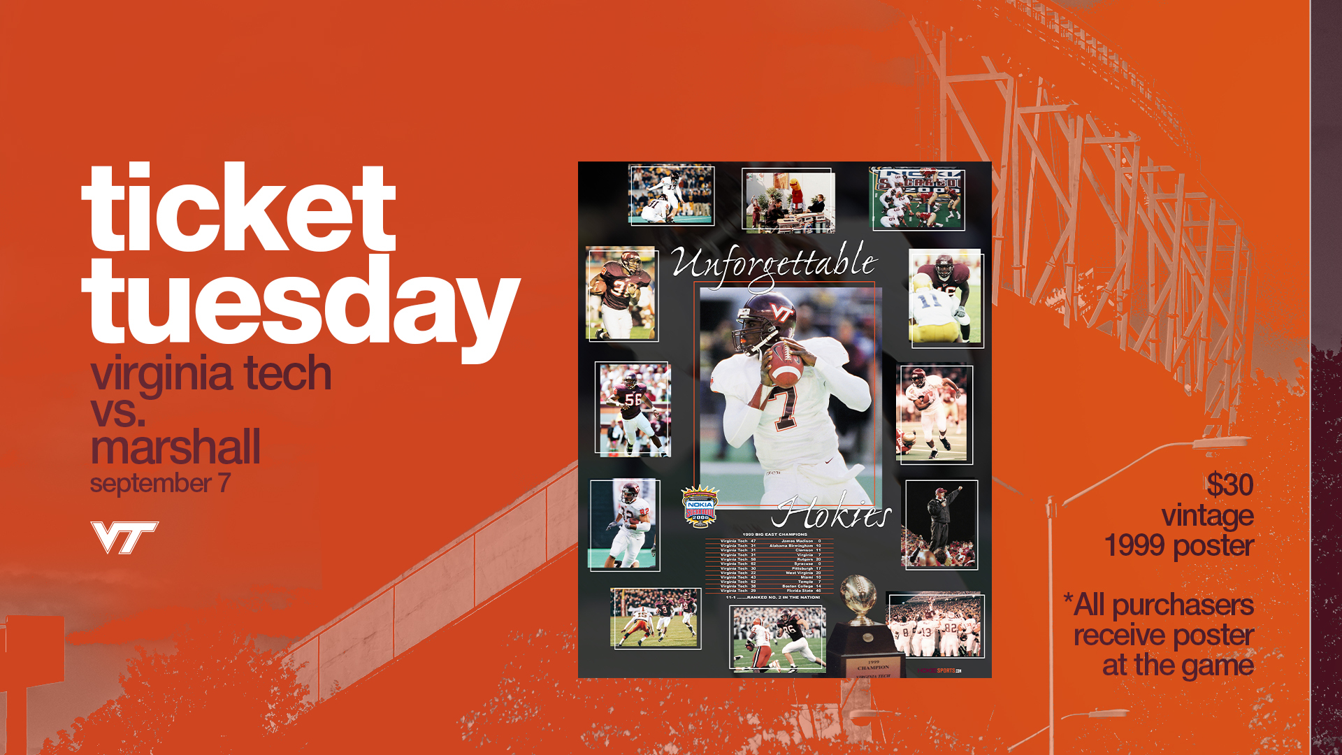 Ticket Tuesday Virginia Tech vs. Marshall